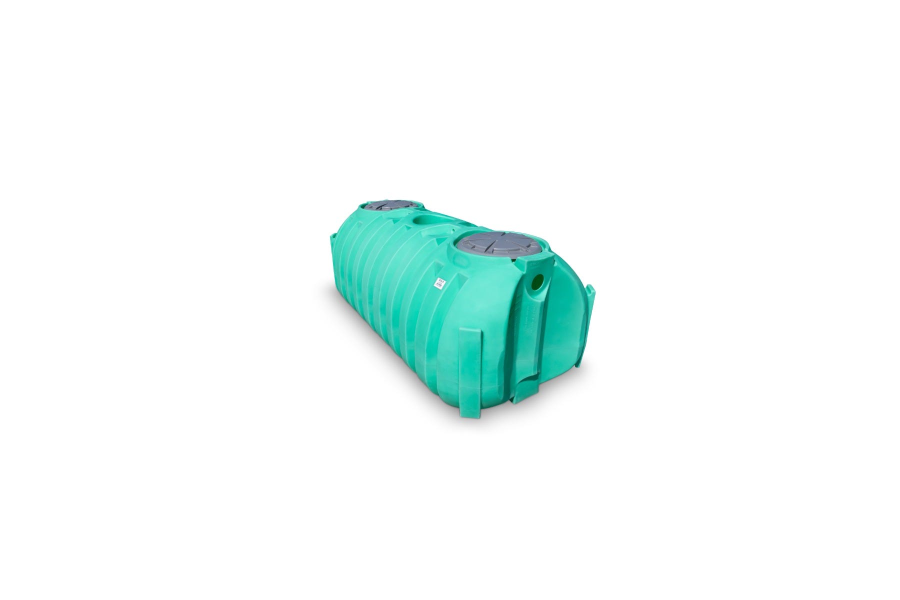 1000 Gallon Low Profile Plastic Two Compartment Septic Tank with Loose ...