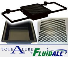 Tote-a-Lube Steel 1 pan and screen for 205 stand TAL-DTHC
